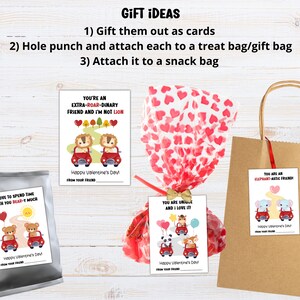 Printable Kids Animals Valentines Cards Gift Tags | Zoo and Farm ...