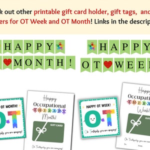 Happy OT Week Printable Banner | Happy Occupational Therapy Week Banner ...