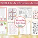 Kids Christmas Activities Bundle Printable Christmas Games Activity ...