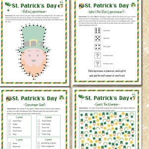 St Patrick's Day Ultimate Party Game Bundle | Printable St Patrick's ...