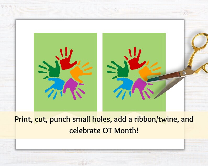Happy OT Month Printable Banner | Happy Occupational Therapy Month ...