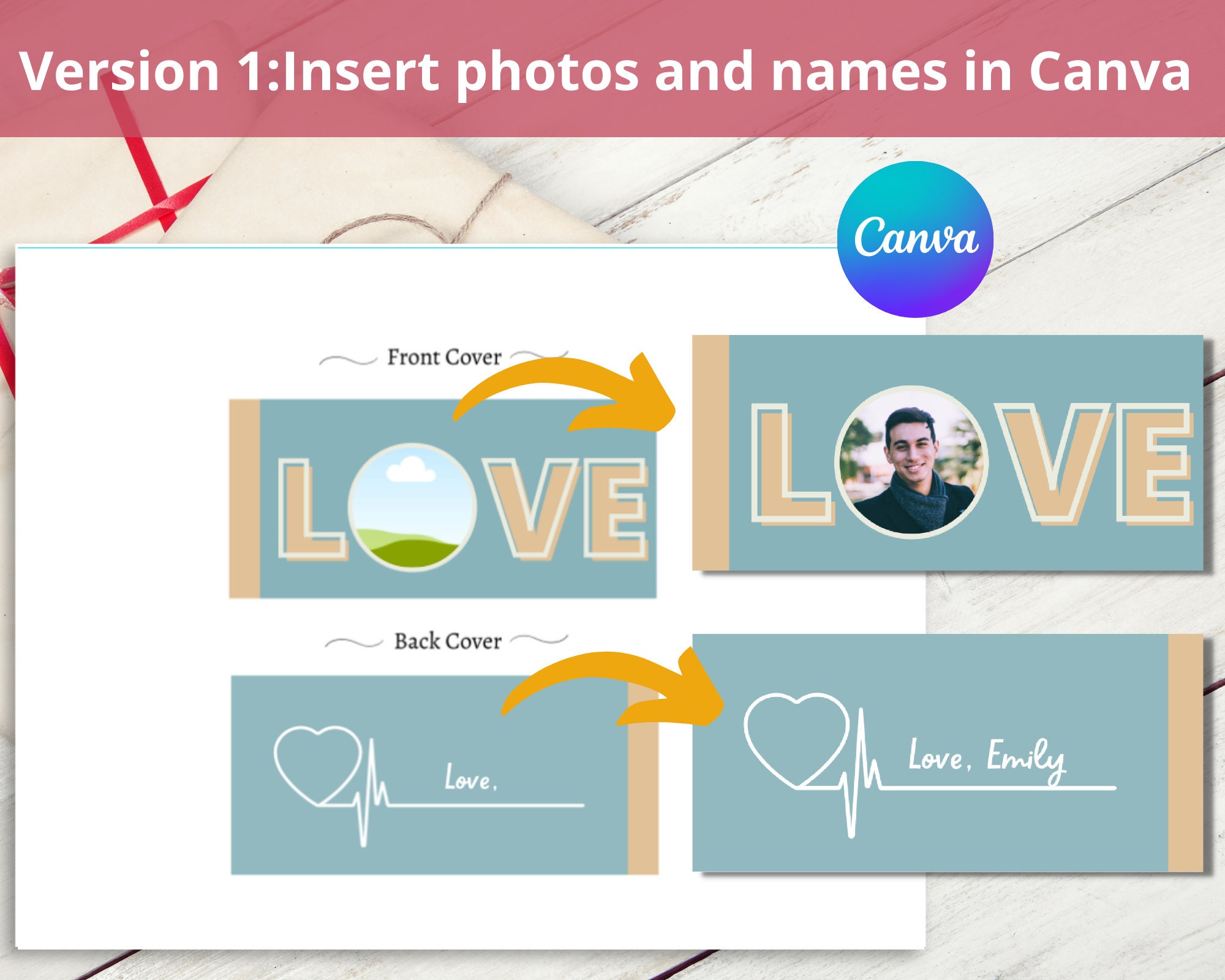EDITABLE Love Coupon Book Printable Coupons for Him for Her Valentine's ...