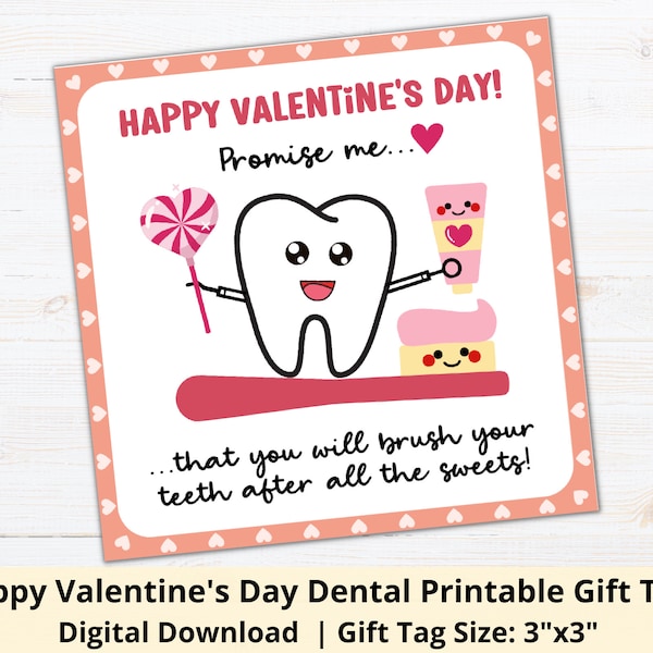 Printable Valentines Dental Svg - Etsy