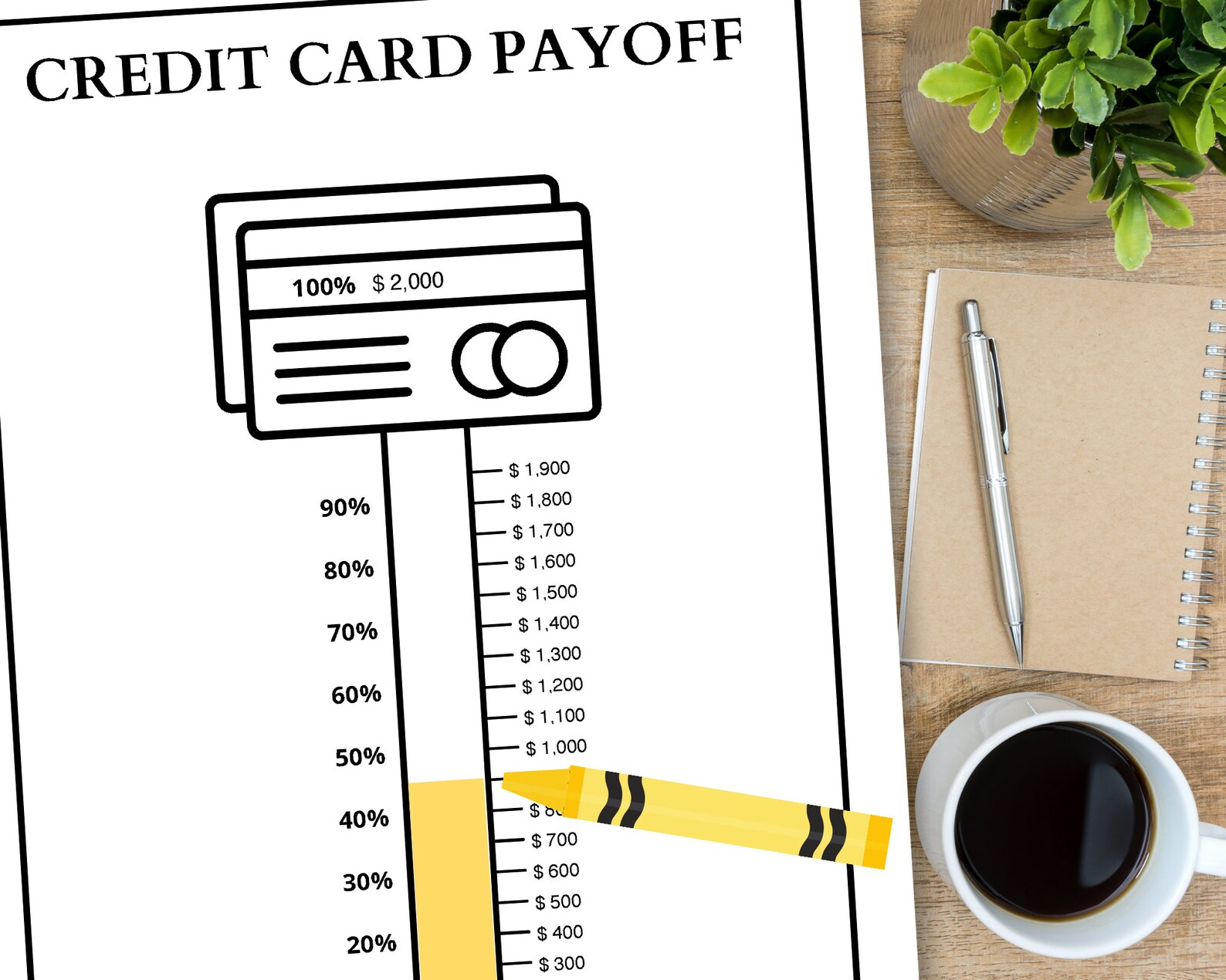 Debt Tracker BUNDLE | Printable Debt Thermometer Bundle | Debt Payoff ...