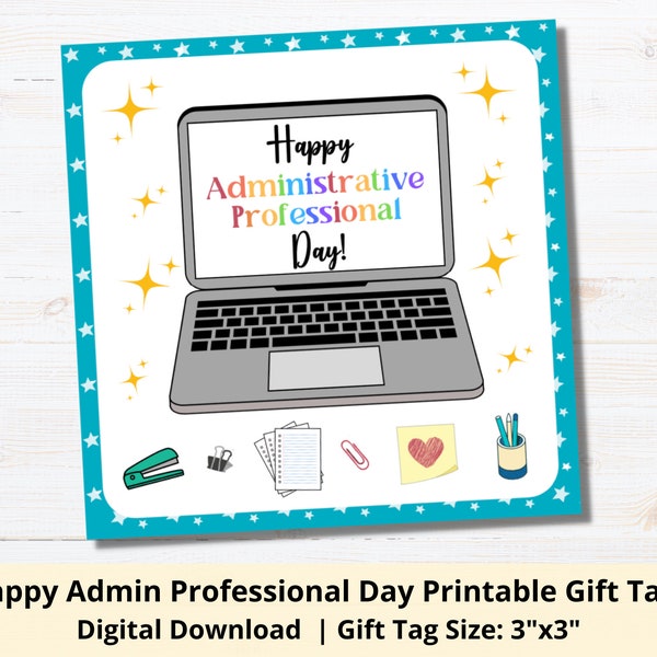 Printable Admin Day - Etsy