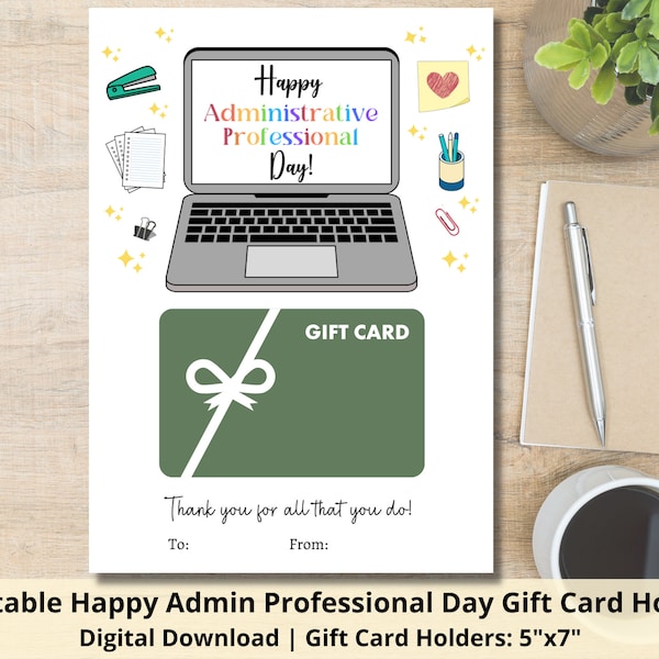 Administrative Professional Day Card - Etsy