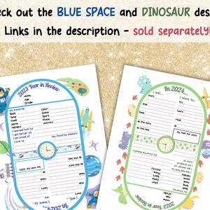 2023 Year in Review Printable | 2024 New Years Resolution Printable ...