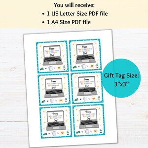 Administrative Professionals Day Gift Tag | Printable Admin Day Favor ...