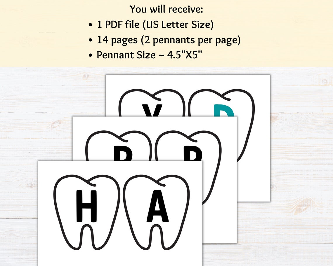 Happy Dental Assistant Week Printable Banner | Dental Assistant ...