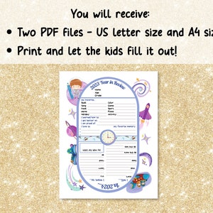 2023 Year in Review Printable | 2024 New Years Resolution Printable ...