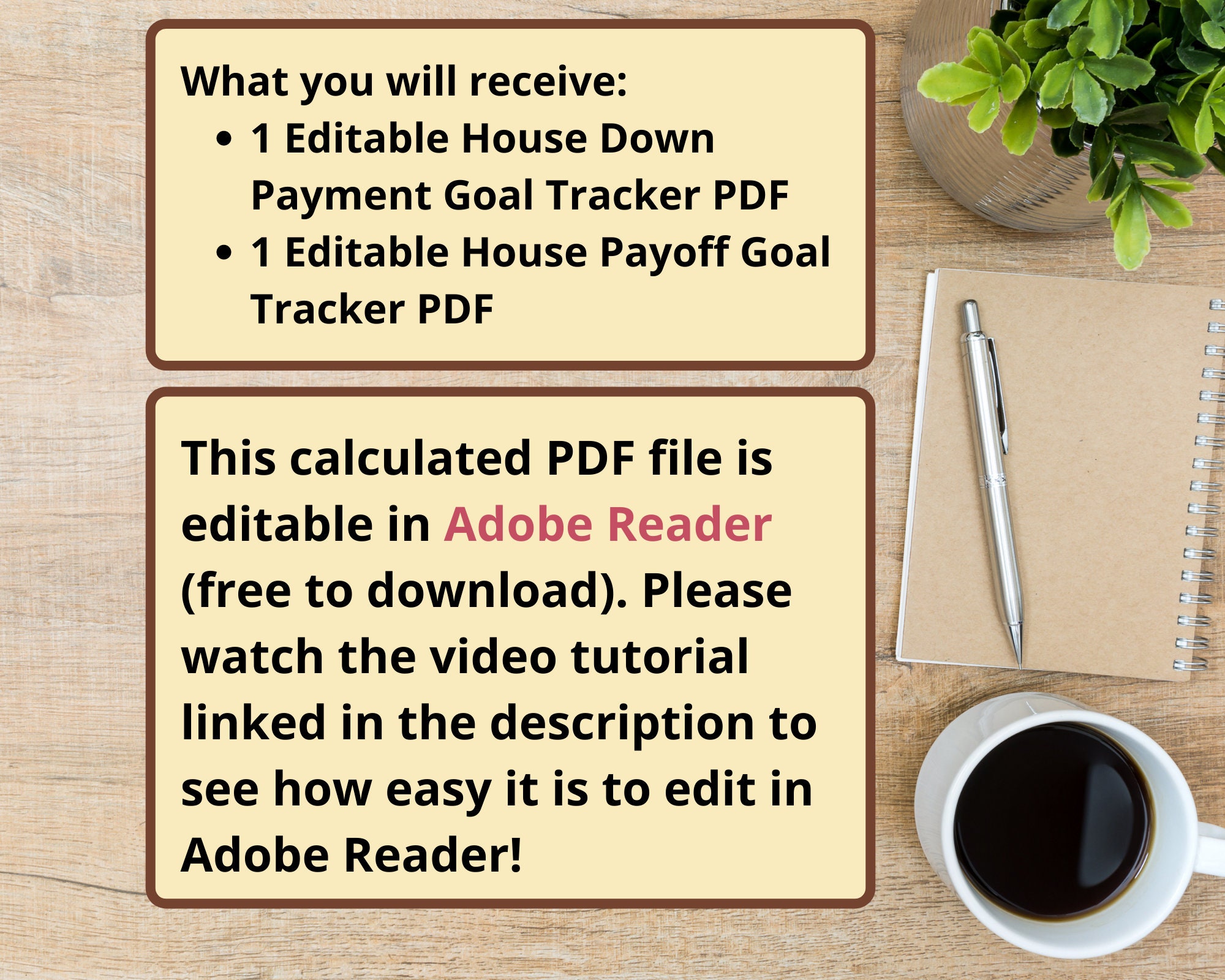 Home Down Payment and House Payoff Goal Tracker Printable - Etsy