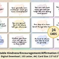 72 Fall Affirmation Cards for Gratitude | Printable Fall and Autumn ...
