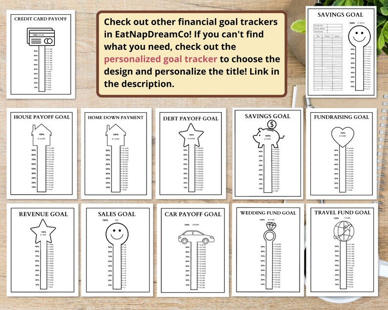 Car Payoff Goal Tracker Printable Car Debt Thermometer | Etsy