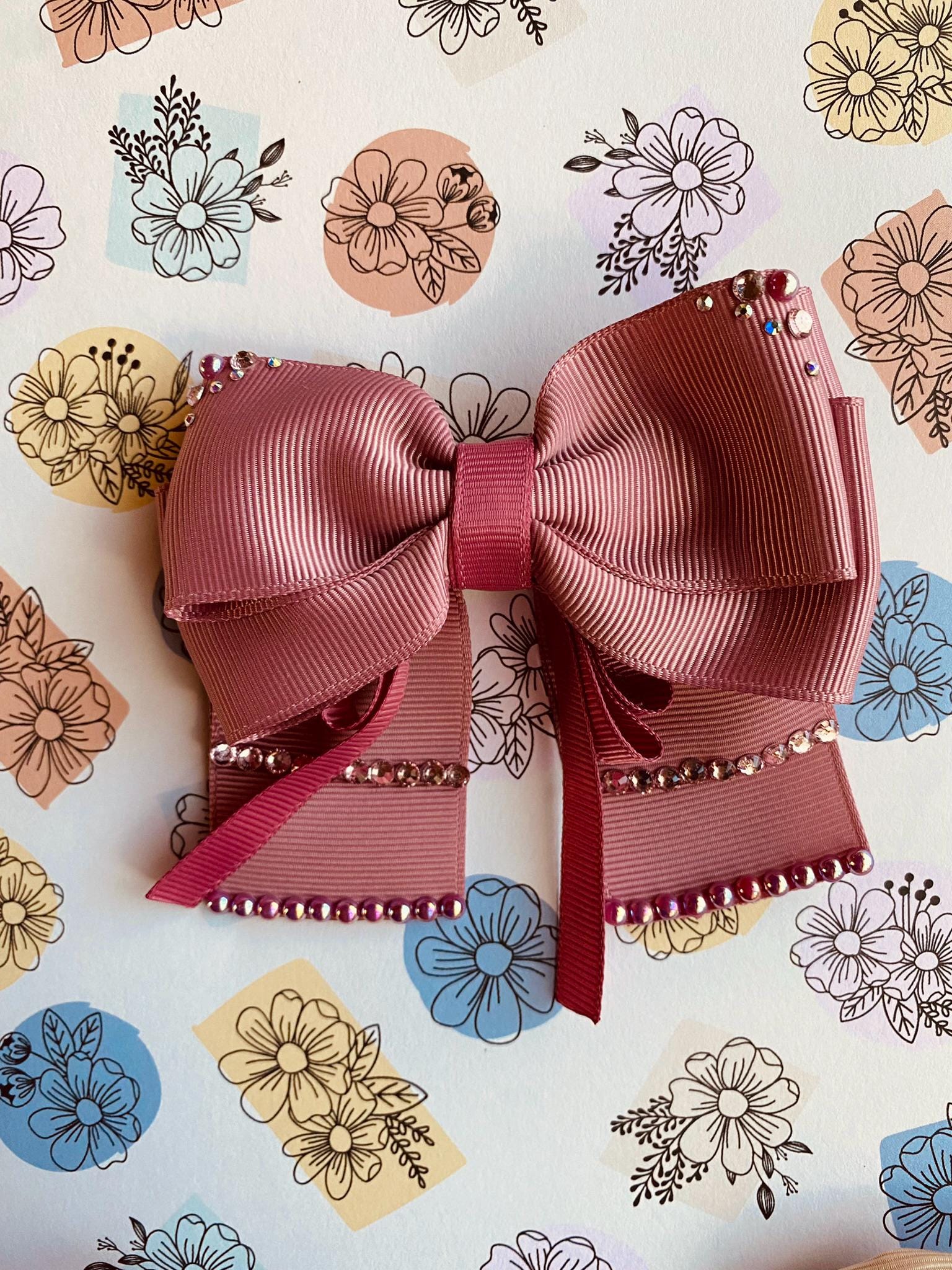 Lazos De Cabello Para Niñas, Hechos a Mano// Moños Para Cabello ...