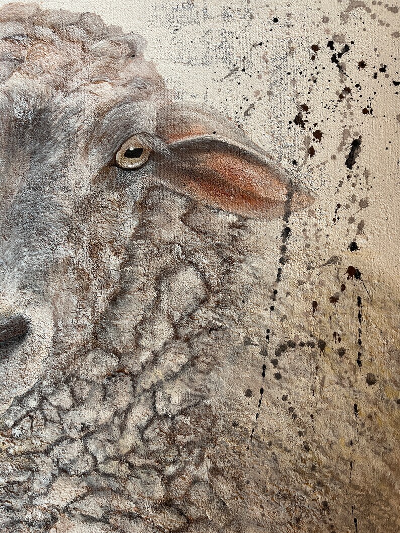 Sheep Painting - Etsy