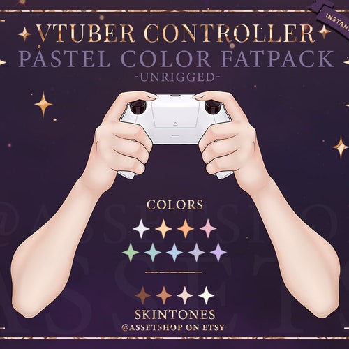 Vtuber Controller Asset Pastel Vtuber Gaming Asset - Etsy