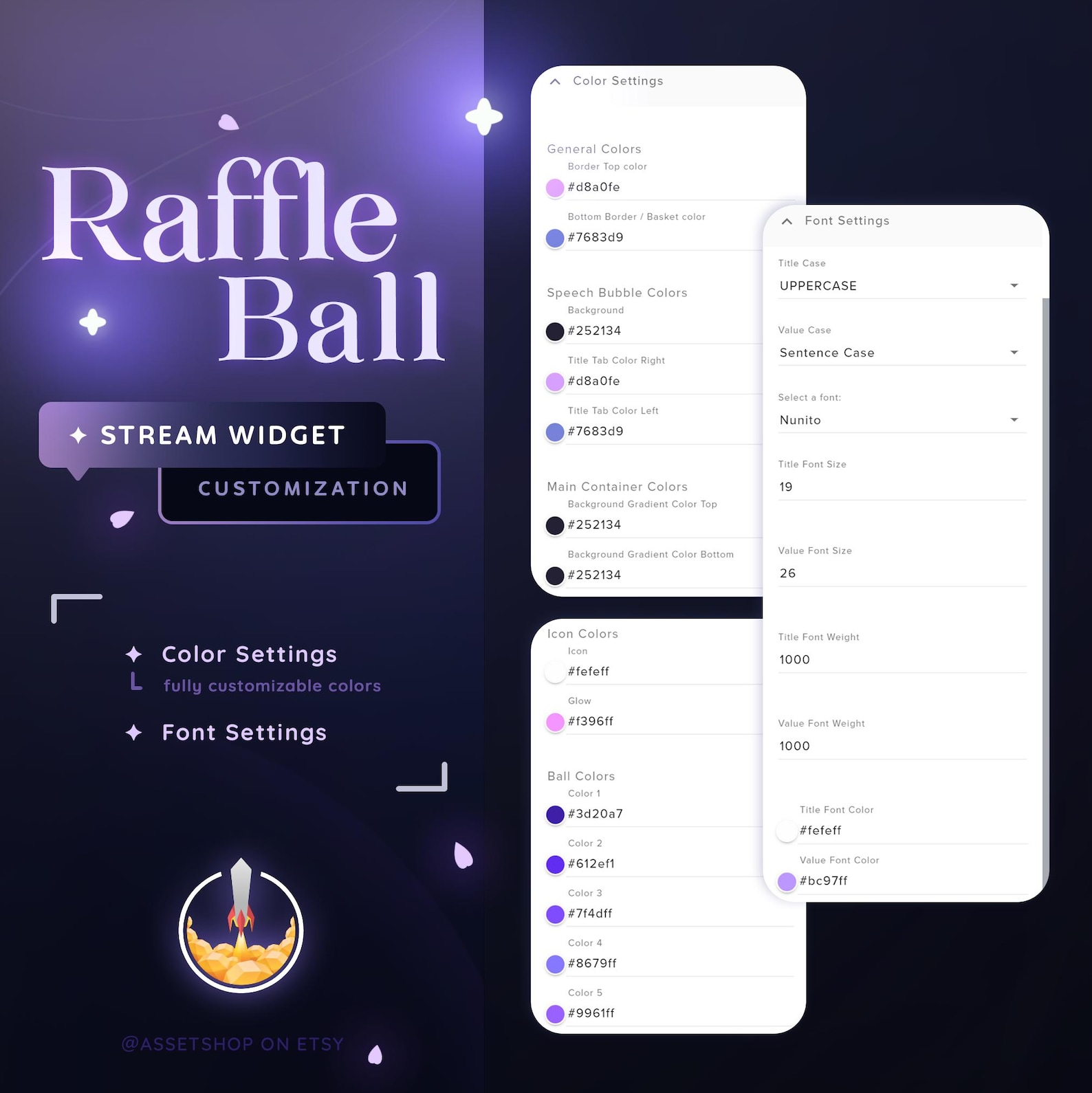 Raffle Ball Widget - Customizable Giveaway Tool Twitch Youtube ...
