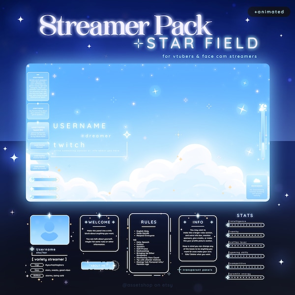 Animated Sub Overlay - Etsy