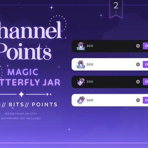 Magic Butterfly Jar Channel Point | Twitch Channel Points | Channel ...