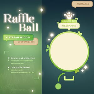 Plant Raffle Ball Widget - Customizable Giveaway Tool Twitch Youtube ...