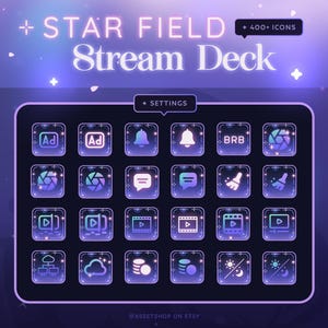 400+ Star Field Icons- Elgato Stream Deck | Stream | Artist | Twitch ...