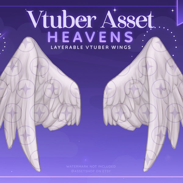 Angel Vtuber Asset - Etsy