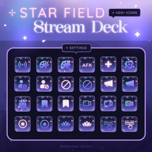 400+ Star Field Icons- Elgato Stream Deck | Stream | Artist | Twitch ...
