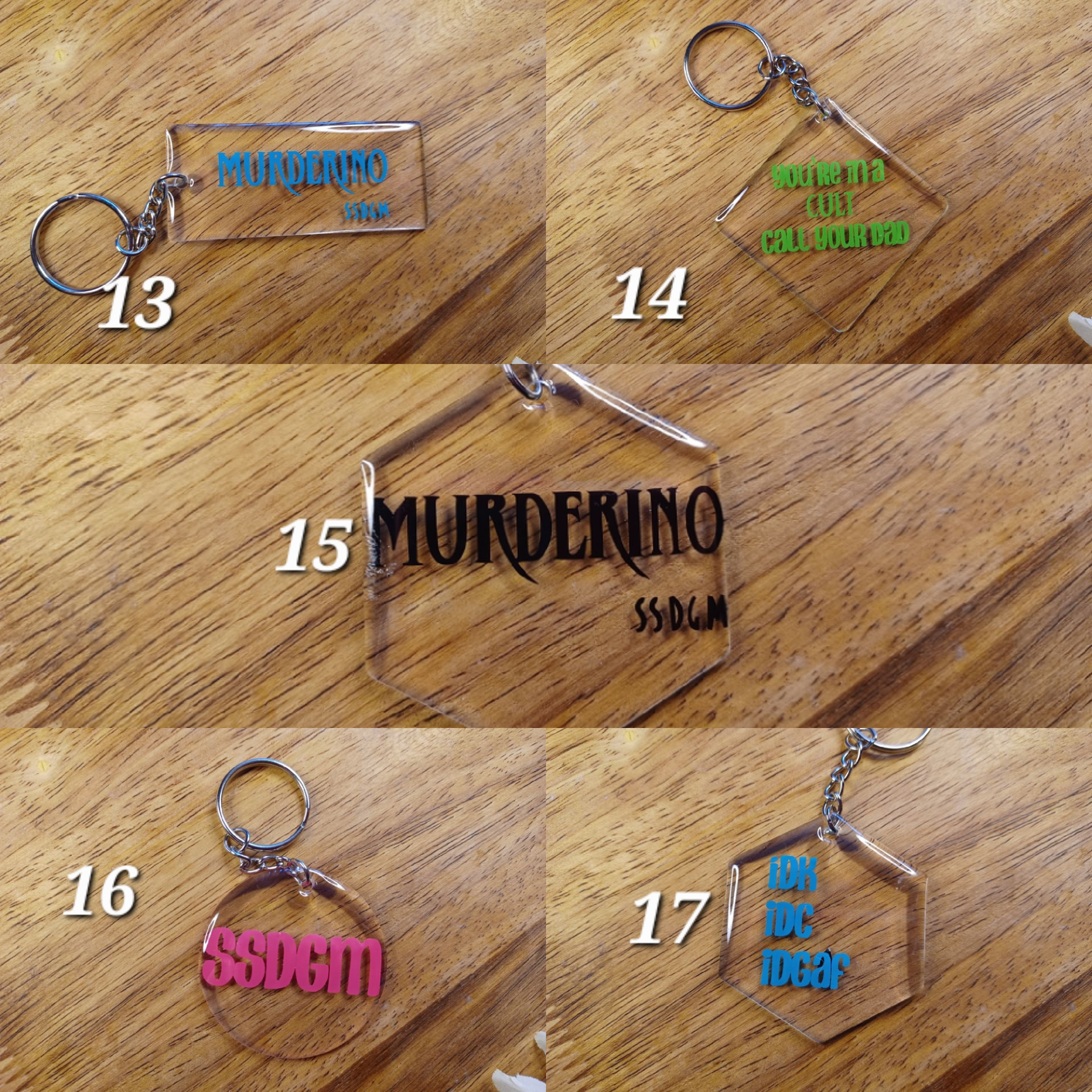 True Crime Keychain, True Crime Fan, Murderino, Custom Keychains, True ...