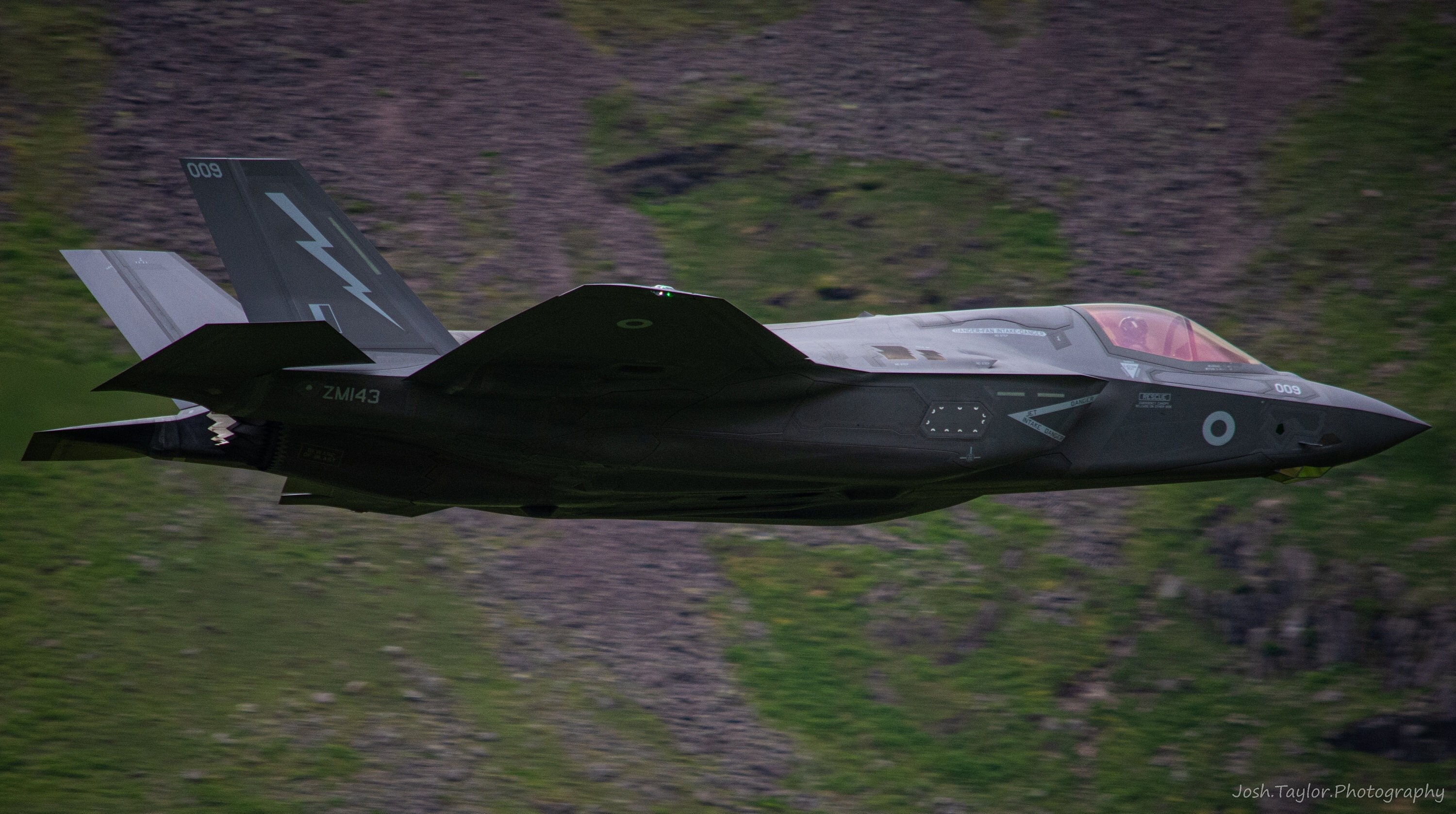 Print of an RAF F35B Low Level in the Lake District UK - Etsy