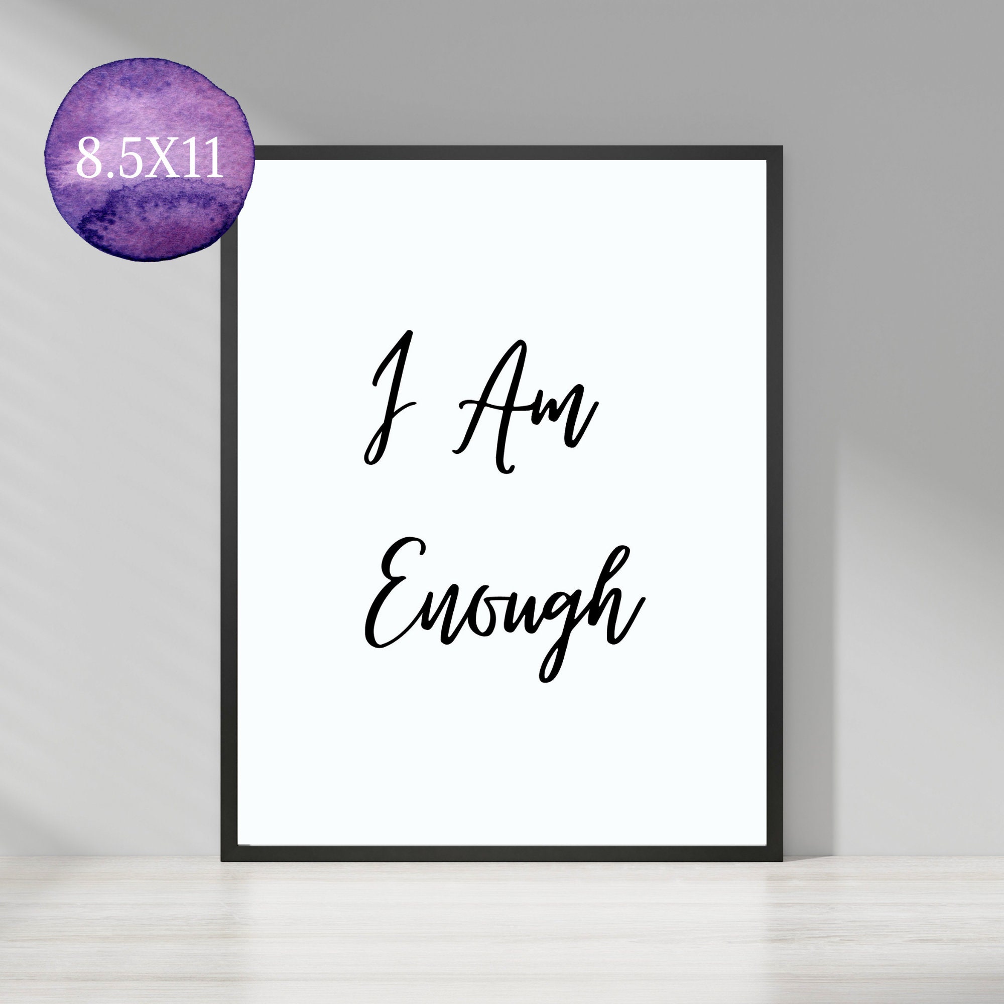 Positive Affirmations Printable, Instant Download, Affirmations ...