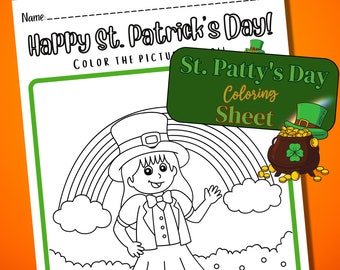 St. Patrick's Day Potluck Sign-up Sheet, Party, Digital Print ...