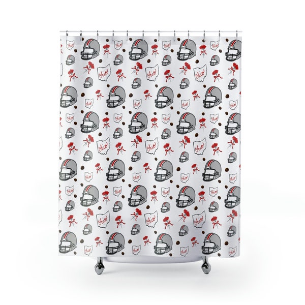 Ohio State Shower Curtain - Etsy