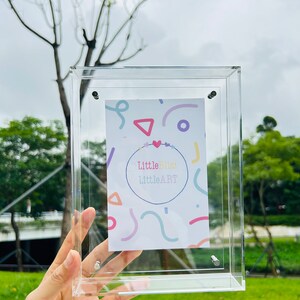 Transparent Acrylic Photo Frame, Large Size Colorful Acrylic Frame ...