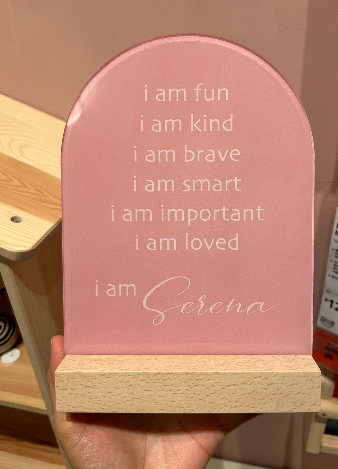 Personalized Kids Affirmation Sign,positive Affirmations,daily ...