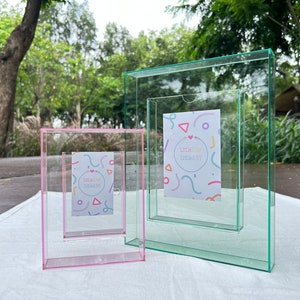 Colorful Acrylic Transparent Photo Frame,creative Photo Frame Setting ...