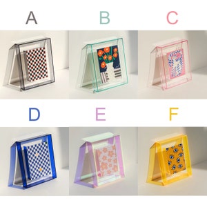 Colorful Acrylic Transparent Photo Frame,creative Photo Frame Setting ...