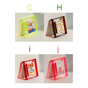 Colorful Acrylic Transparent Photo Frame,creative Photo Frame Setting ...