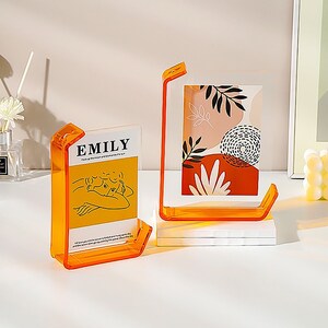Colorful Transparent Acrylic Photo Frame, 6 IN, 7 IN Photo Frame, L ...