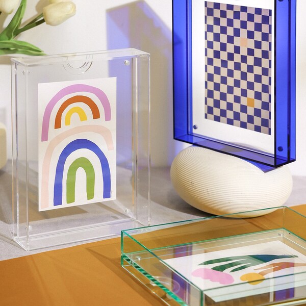 Lucite Box Frame - Etsy
