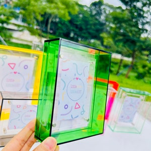 Acrylic Square Photo Frame,transparent Acrylic Photo Frame,creative ...