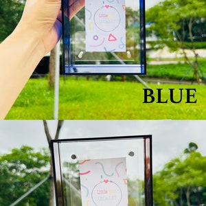 Transparent Acrylic Photo Frame, Large Size Colorful Acrylic Frame ...