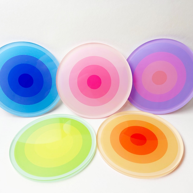 Funky Coasters - Etsy