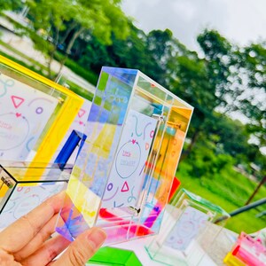 Colorful Mini Acrylic Photo Frametransparent Acrylic Photo Frame ...