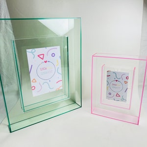 Colorful Acrylic Transparent Photo Frame,creative Photo Frame Setting ...