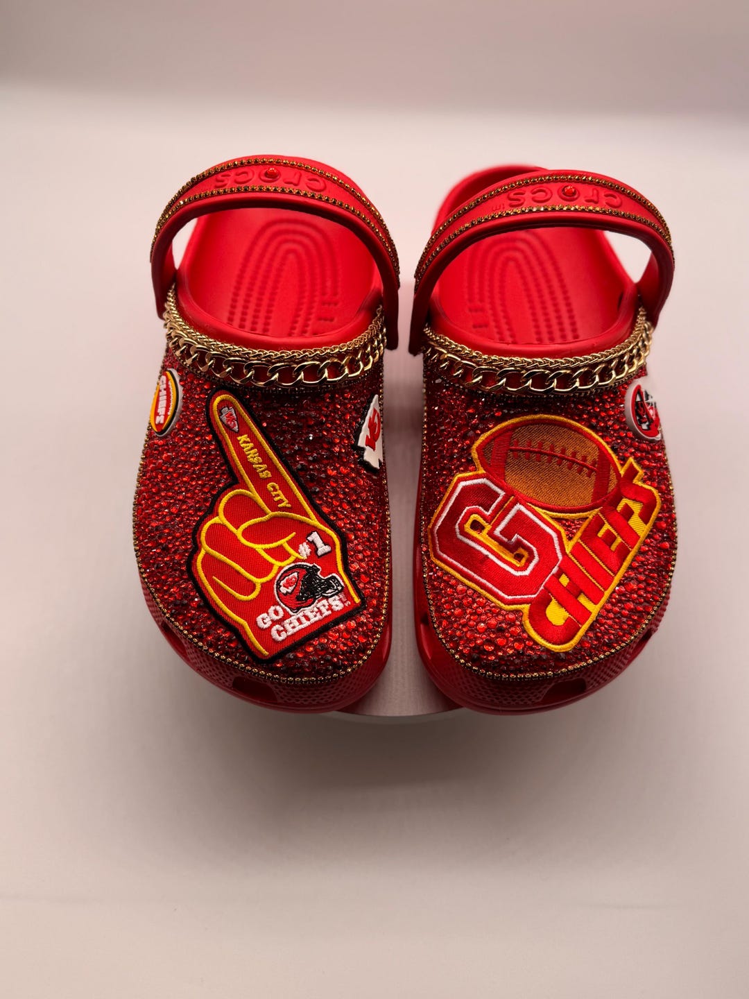 Personalized Bling Chief Themed Crocs - Etsy