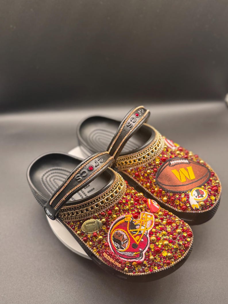 Personalized Washington Commanders Themed Crocs - Etsy