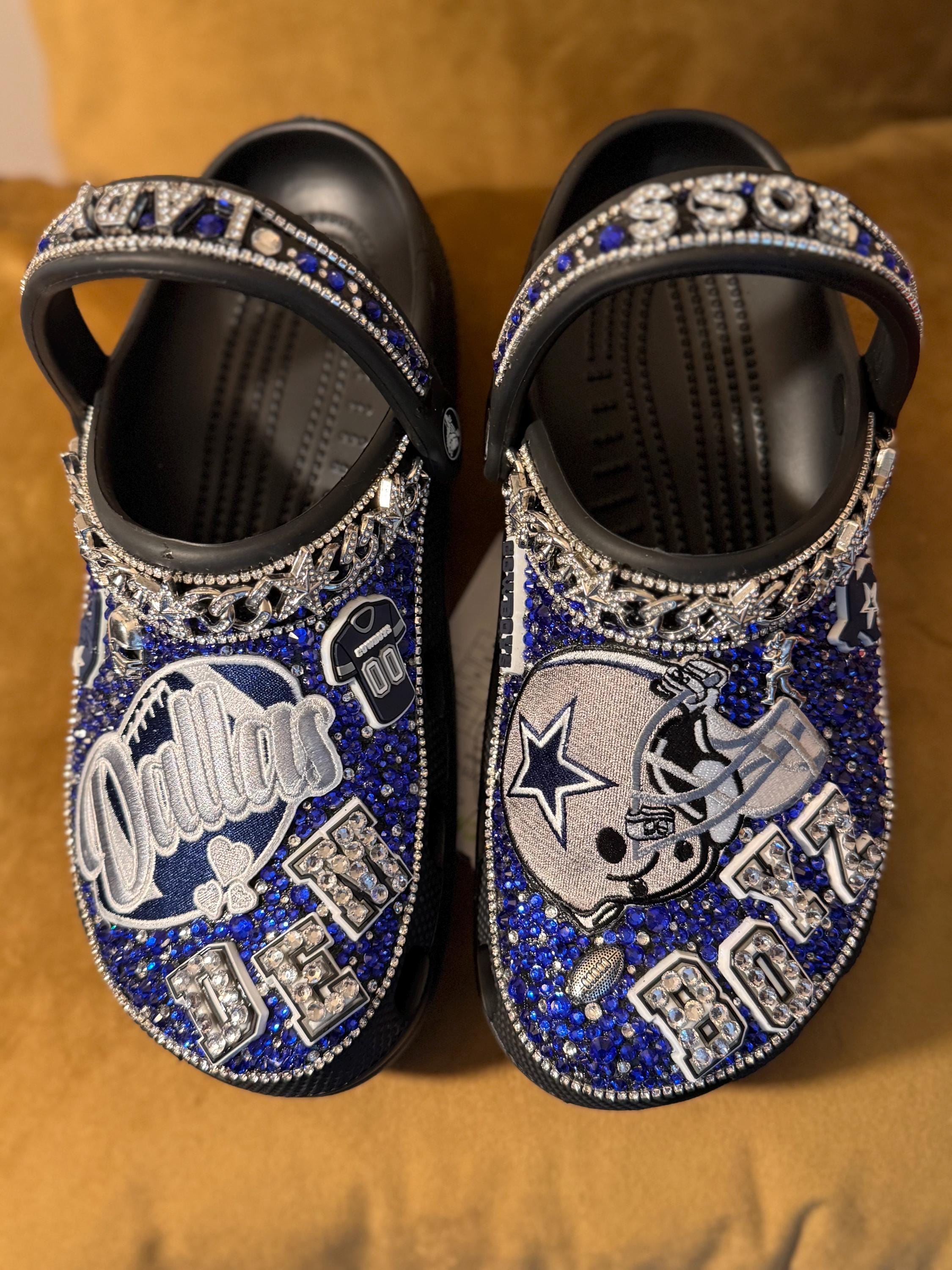 Personalized Dallas Cowboys Themed Crocs - Etsy