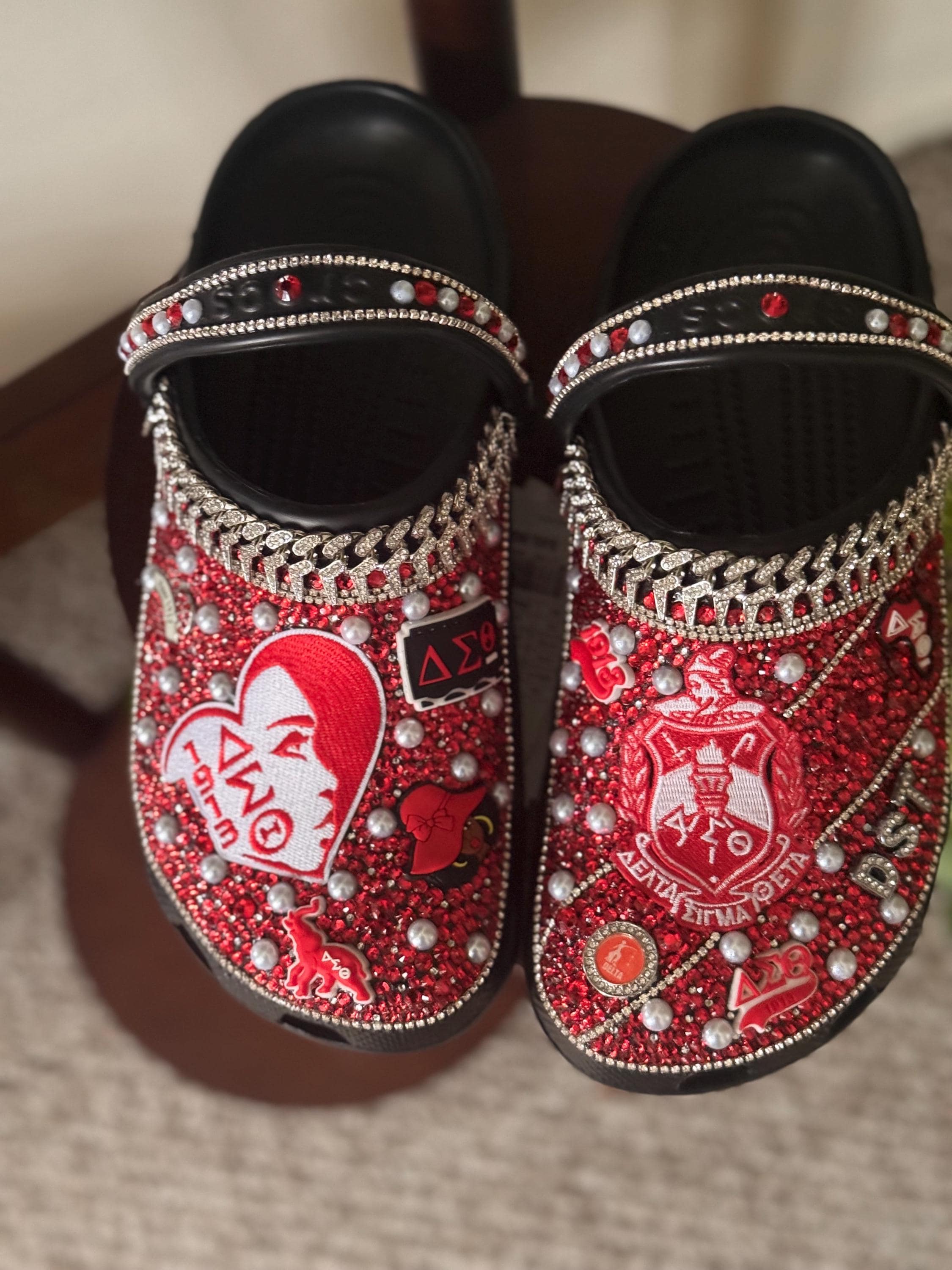 Personalized Sorority Bling Crocs - Etsy