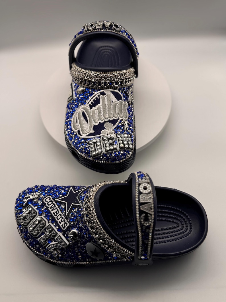Personalized Dallas Cowboys Themed Crocs - Etsy