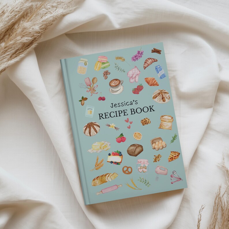 Custom Recipe Book, Couple Cookbook Gift, Custom Baking Book, Wedding ...